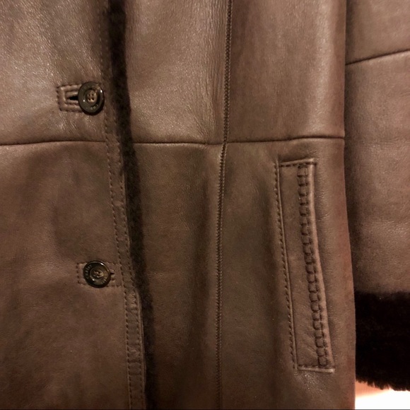 CHRIST Leather | Jackets & Coats | Christ Leather Shearling | Poshmark